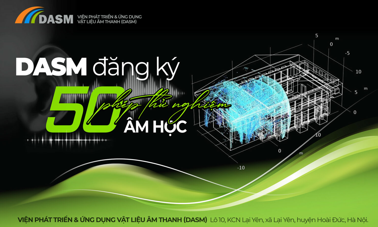 DASM đăng ký 50 phép thử nghiệm âm học - VIỆN PHÁT TRIỂN VÀ ỨNG DỤNG ...